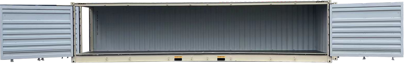 40' High Cube, Open Side Doors - 40' Containers